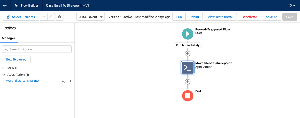 Move case attachments to SharePoint